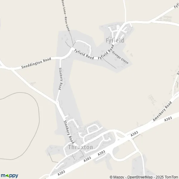 Map Fyfield: map of Fyfield, Test Valley SP11 8 and practical information