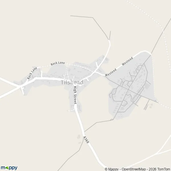 Map Tilshead: map of Tilshead, Wiltshire SP3 4 and practical information