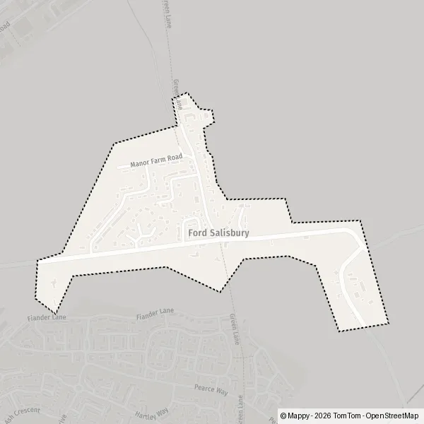 Map Ford Salisbury: map of Ford Salisbury, Wiltshire SP4 6 and ...