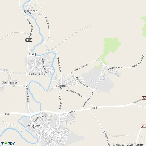 Map Bulford: map of Bulford, Wiltshire SP4 9 and practical information