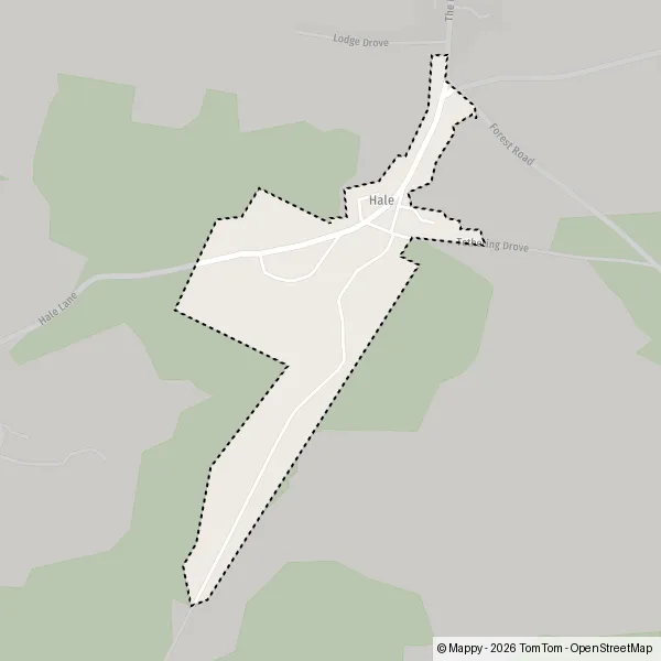 Map Hale: map of Hale, New Forest SP6 2 and practical information