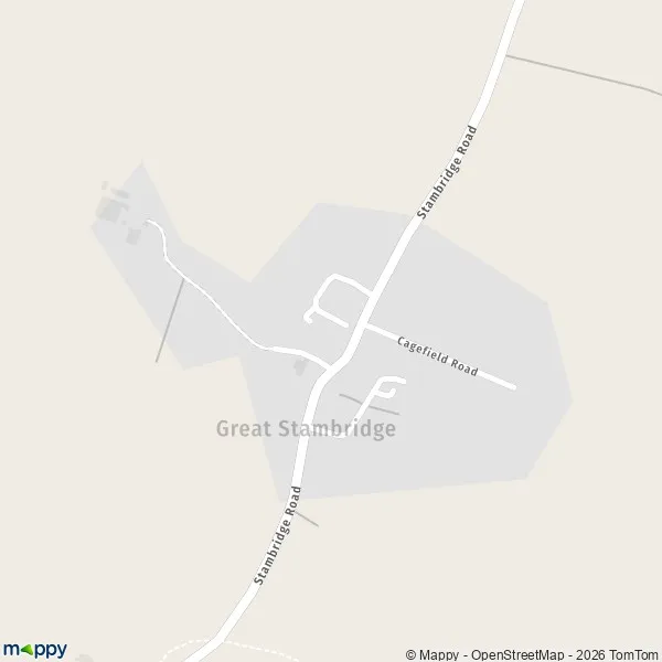 Map Great Stambridge: map of Great Stambridge, Rochford SS4 2 and ...
