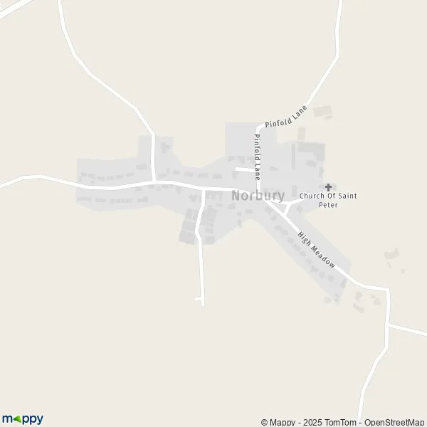 Map Norbury: map of Norbury, Stafford ST20 0 and practical information
