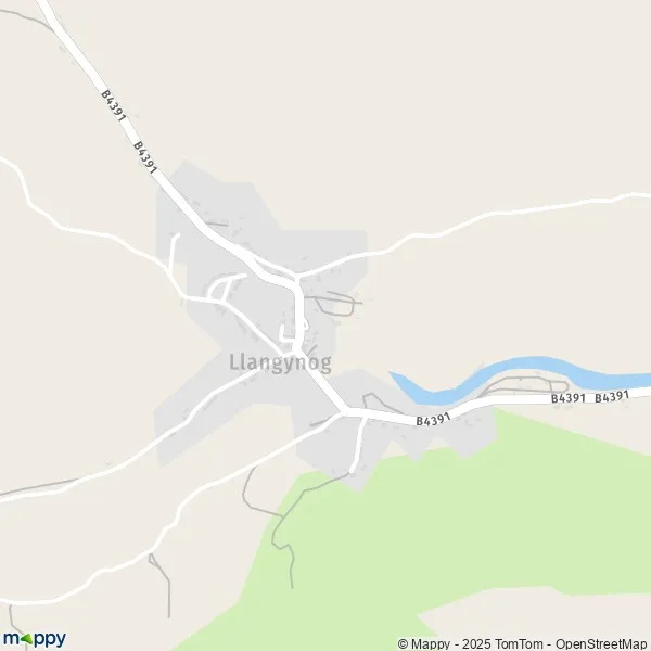 Map Llangynog: map of Llangynog, Powys SY10 0 and practical information