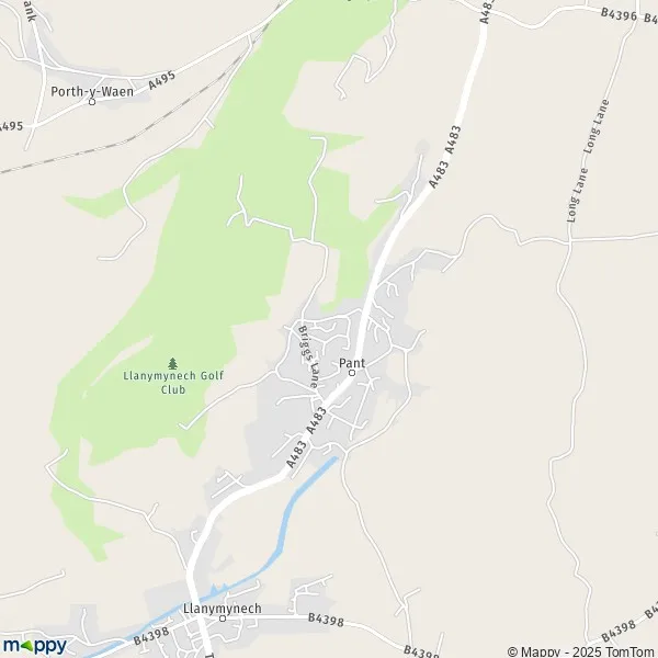 Map Pant: map of Pant, Shropshire SY10 9 and practical information