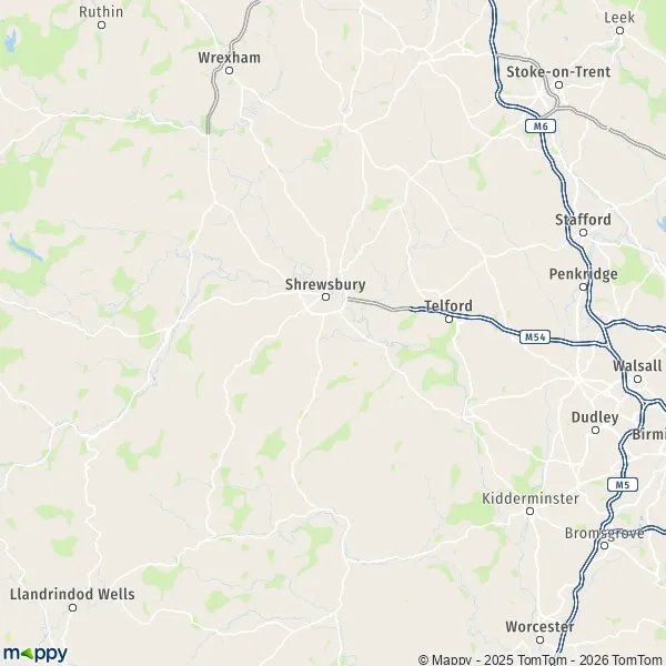 Map Dudleston Heath: map of Dudleston Heath (SY12 9) and practical ...