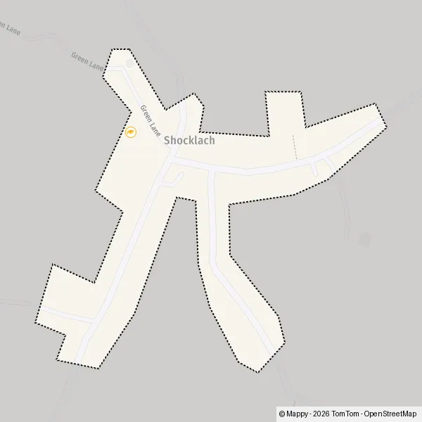 Map Shocklach: map of Shocklach, Cheshire West and Chester SY14 7 and ...