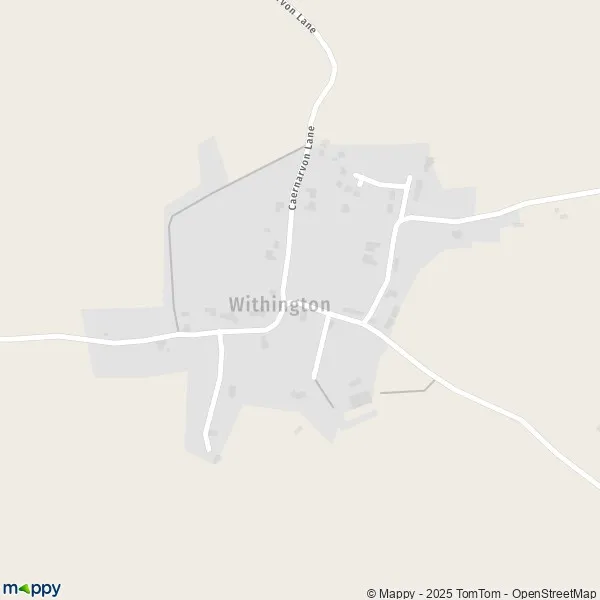 Map Withington: map of Withington, Shropshire SY4 4 and practical ...