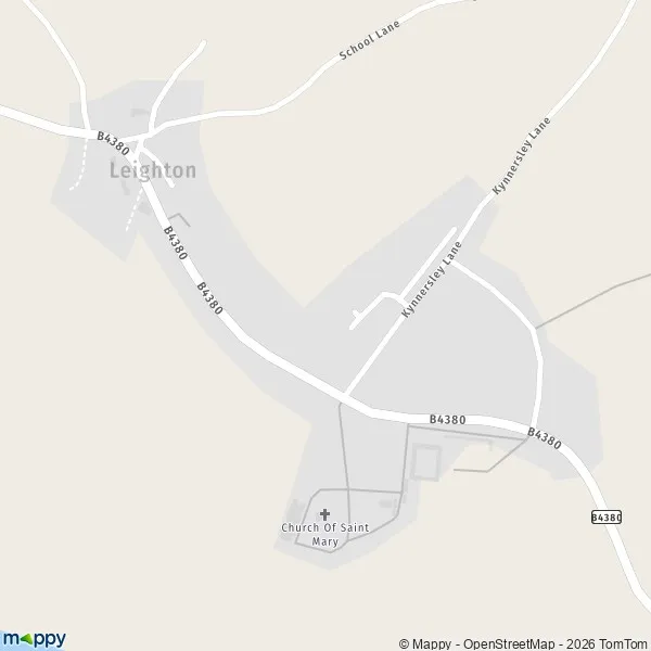 Map Leighton: map of Leighton, Shropshire SY5 6 and practical information