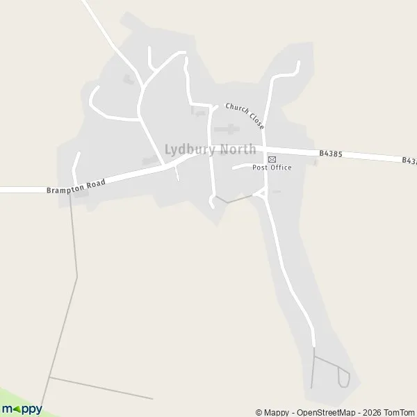 Map Lydbury North: map of Lydbury North, Shropshire SY7 8 and practical ...