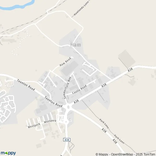 Map Ham: map of Ham, South Somerset TA21 9 and practical information