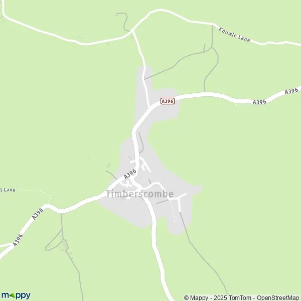 Map Timberscombe: map of Timberscombe, South Somerset TA24 7 and ...
