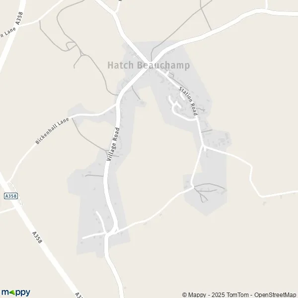Map Hatch Beauchamp: map of Hatch Beauchamp, South Somerset TA3 6 and ...