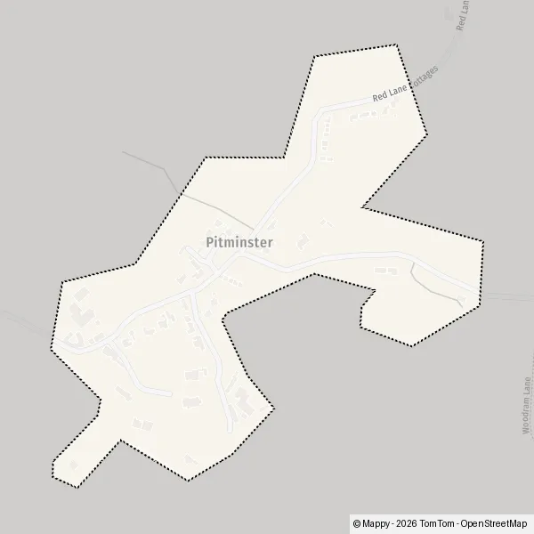 Map Pitminster: map of Pitminster, South Somerset TA3 7 and practical ...