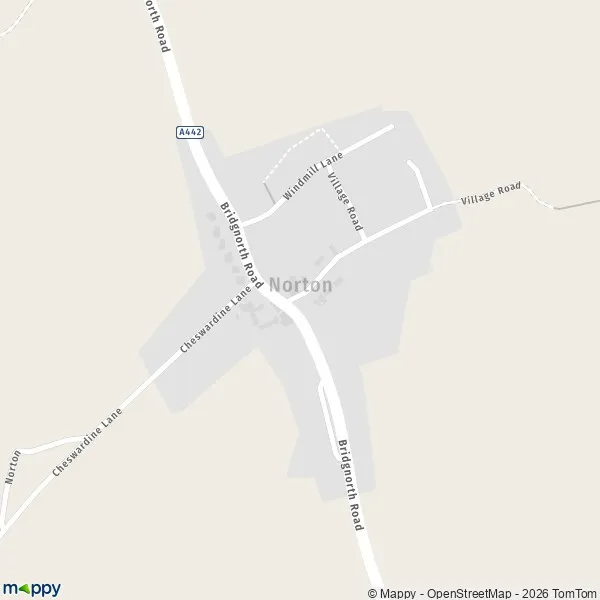 Map Norton: map of Norton, Shropshire TF11 9 and practical information
