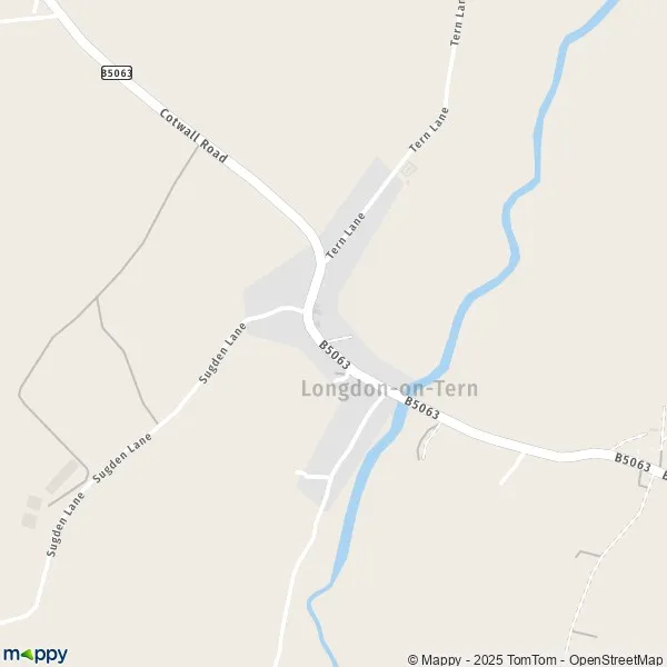Map Longdon on Tern: map of Longdon on Tern, Telford and Wrekin TF6 6 ...