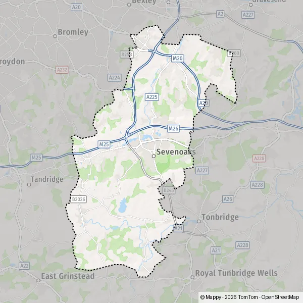 Map Sevenoaks: map of Sevenoaks (TN11 8RU) and practical information