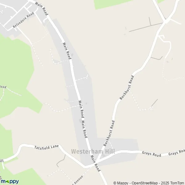 Map Westerham Hill: map of Westerham Hill, Bromley TN16 2 and practical ...