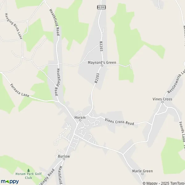 Map Horam: map of Horam, Wealden TN21 0 and practical information