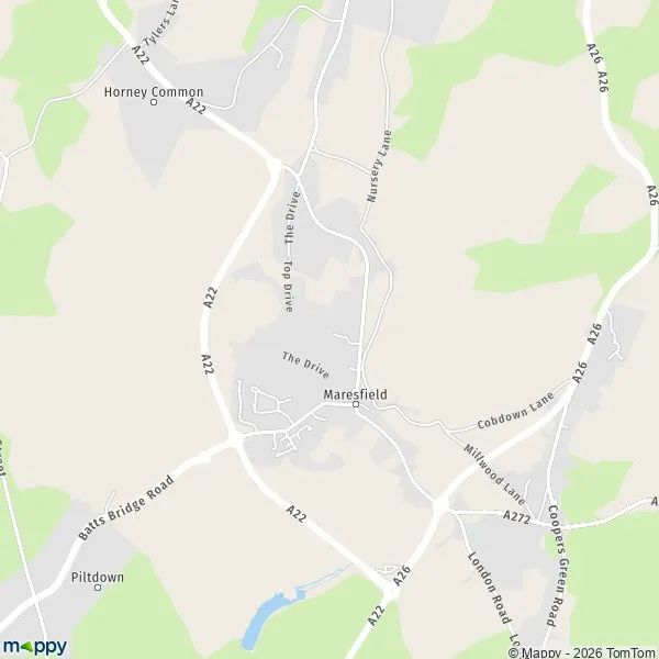 Map Maresfield: map of Maresfield, Wealden TN22 2 and practical information