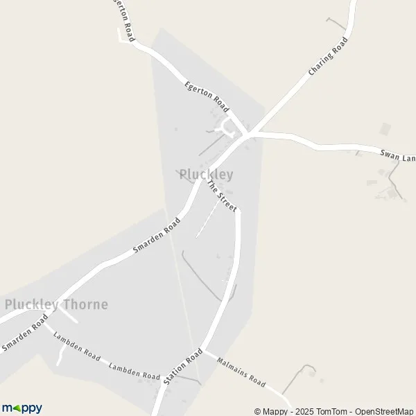 Map Pluckley Station: map of Pluckley Station (Railway Station ...