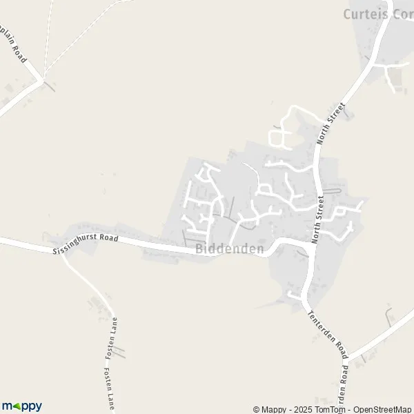 Map Biddenden: map of Biddenden, Ashford TN27 8 and practical information