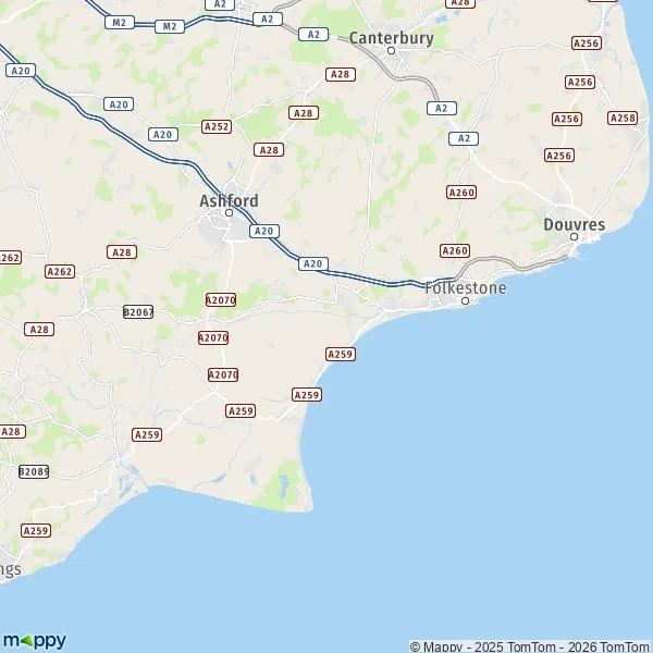 Map Shepway: map of Shepway (TN29 9) and practical information