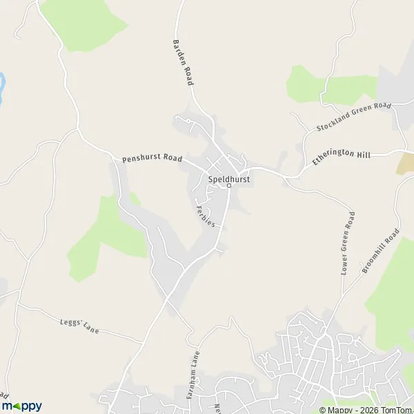 Map Speldhurst: map of Speldhurst, Tunbridge Wells TN3 0 and practical ...