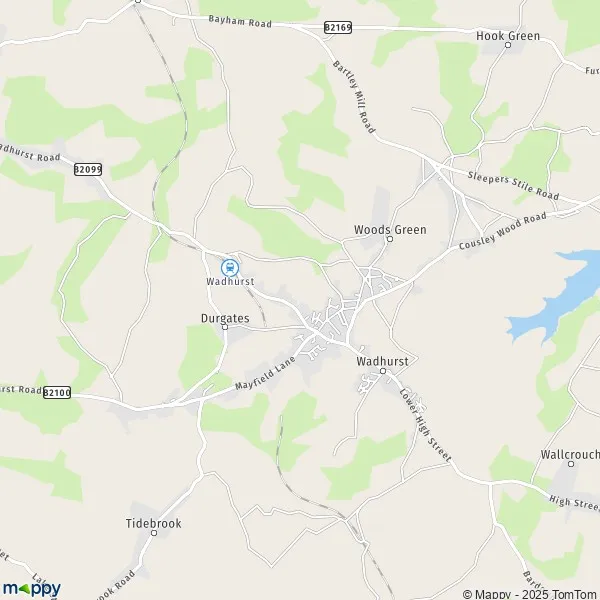 Map Wadhurst: map of Wadhurst, Wealden TN5 6 and practical information