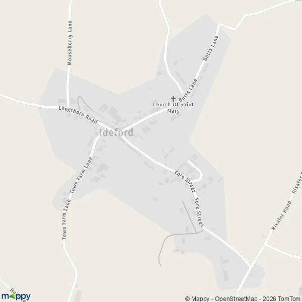 Map Ideford: map of Ideford, Teignbridge TQ13 0 and practical information
