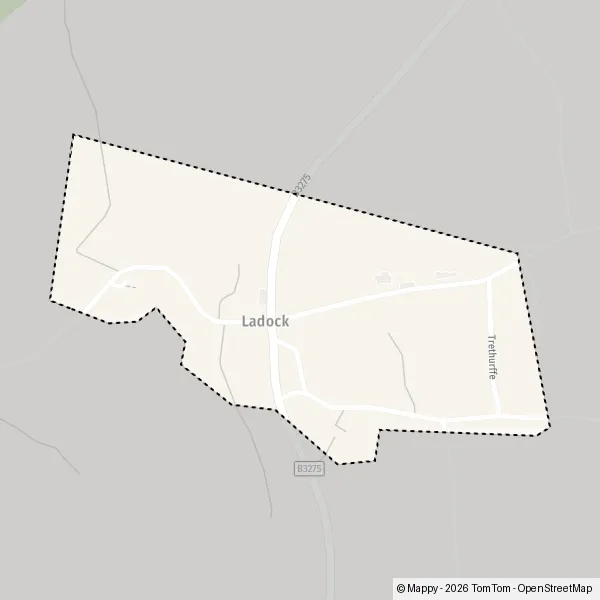 Map Ladock: map of Ladock, Cornwall TR2 4 and practical information