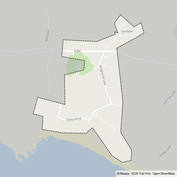 Map Germoe: map of Germoe, Cornwall TR20 9 and practical information