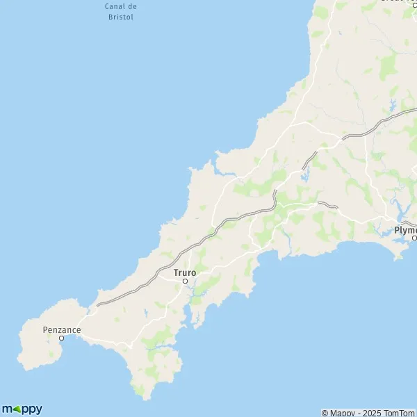 Map Stithians: map of Stithians (TR3 7) and practical information