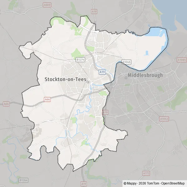 Map Norton: map of Norton (TS1 5) and practical information