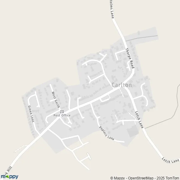 Map Carlton: map of Carlton, Stockton-on-Tees TS21 1 and practical information