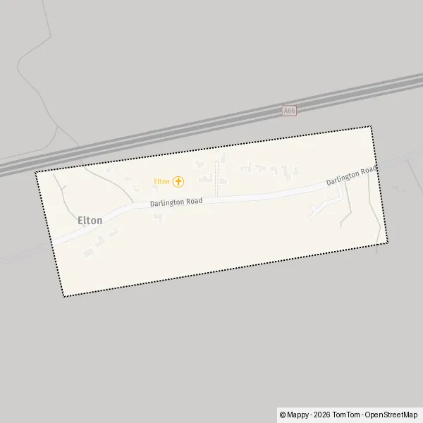 Map Elton: map of Elton, Stockton-on-Tees TS21 1 and practical information