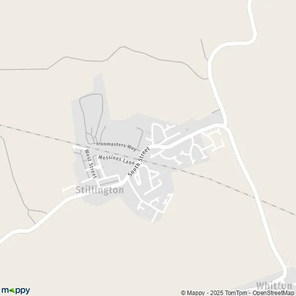 Map Stillington: map of Stillington, Stockton-on-Tees TS21 1 and ...