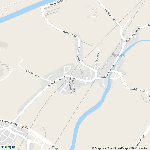 Map Moore Nature Reserve: map of Moore Nature Reserve, Warrington WA1 1 ...