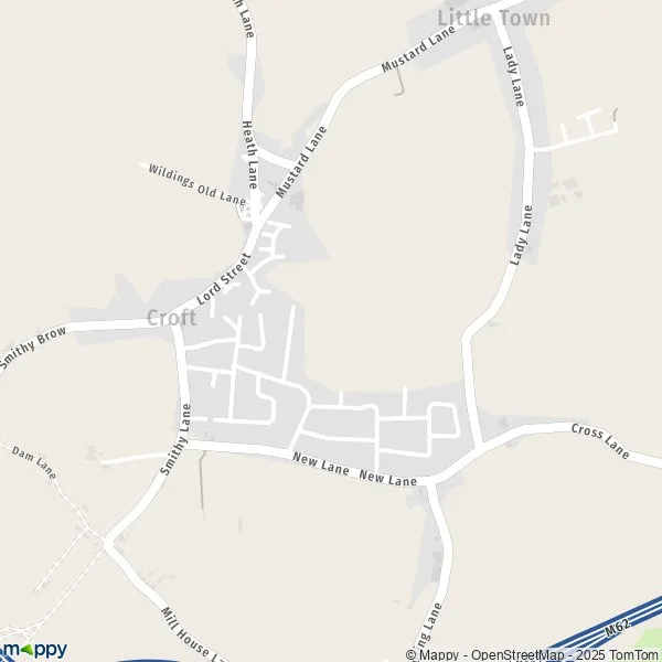 Map Croft: map of Croft, Warrington WA3 7 and practical information