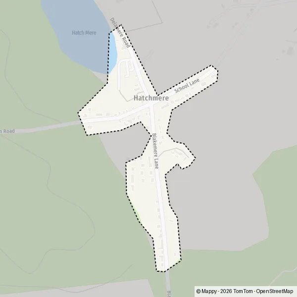 Map Hatchmere: map of Hatchmere, Cheshire West and Chester WA6 6 and ...