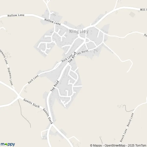 Map Kingsley: map of Kingsley, Cheshire West and Chester WA6 8 and ...
