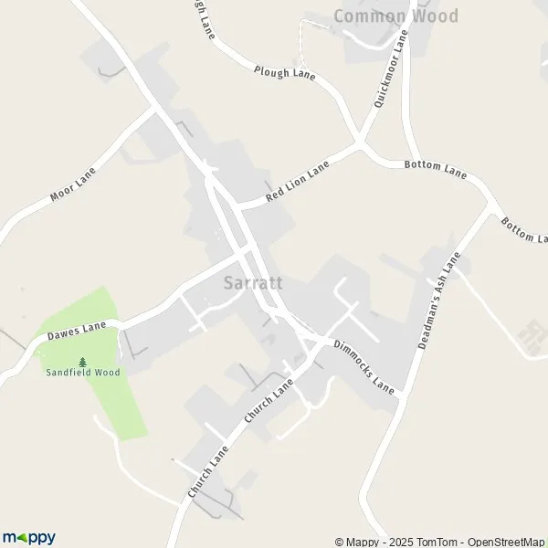 Map Sarratt: map of Sarratt, Three Rivers WD3 6 and practical information