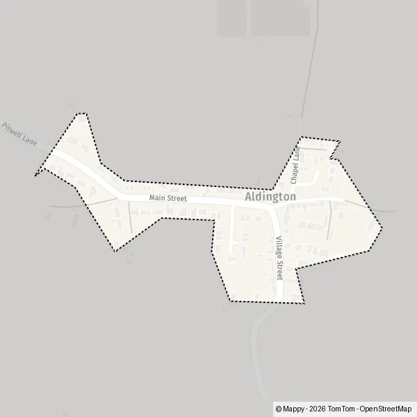 Map Aldington: map of Aldington, Wychavon WR11 7 and practical information