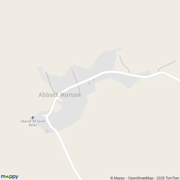 Map Abbots Morton: map of Abbots Morton, Wychavon WR7 4 and practical ...