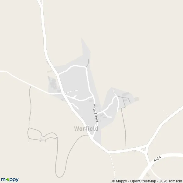 Map Worfield: map of Worfield, Shropshire WV15 5 and practical information