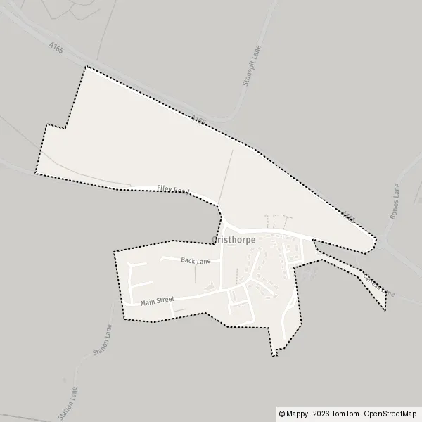Map Gristhorpe: map of Gristhorpe, Hambleton YO14 9 and practical ...