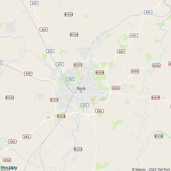 Map Naburn: map of Naburn (YO19 4) and practical information