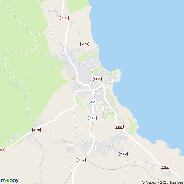 Map Scarborough: map of Scarborough (YO21 1) and practical information