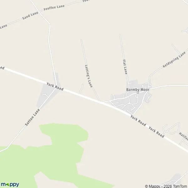 Map Barmby Moor: map of Barmby Moor, East Riding of Yorkshire YO42 4 ...