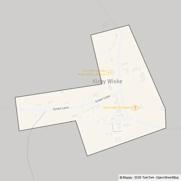 Map Kirby Wiske: map of Kirby Wiske, Hambleton YO7 4 and practical ...